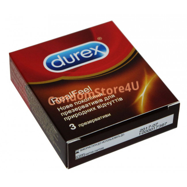 Condoms DUREX 3pc Realfeel