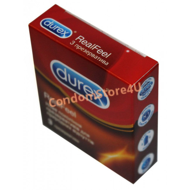 Condoms DUREX 3pc Realfeel
