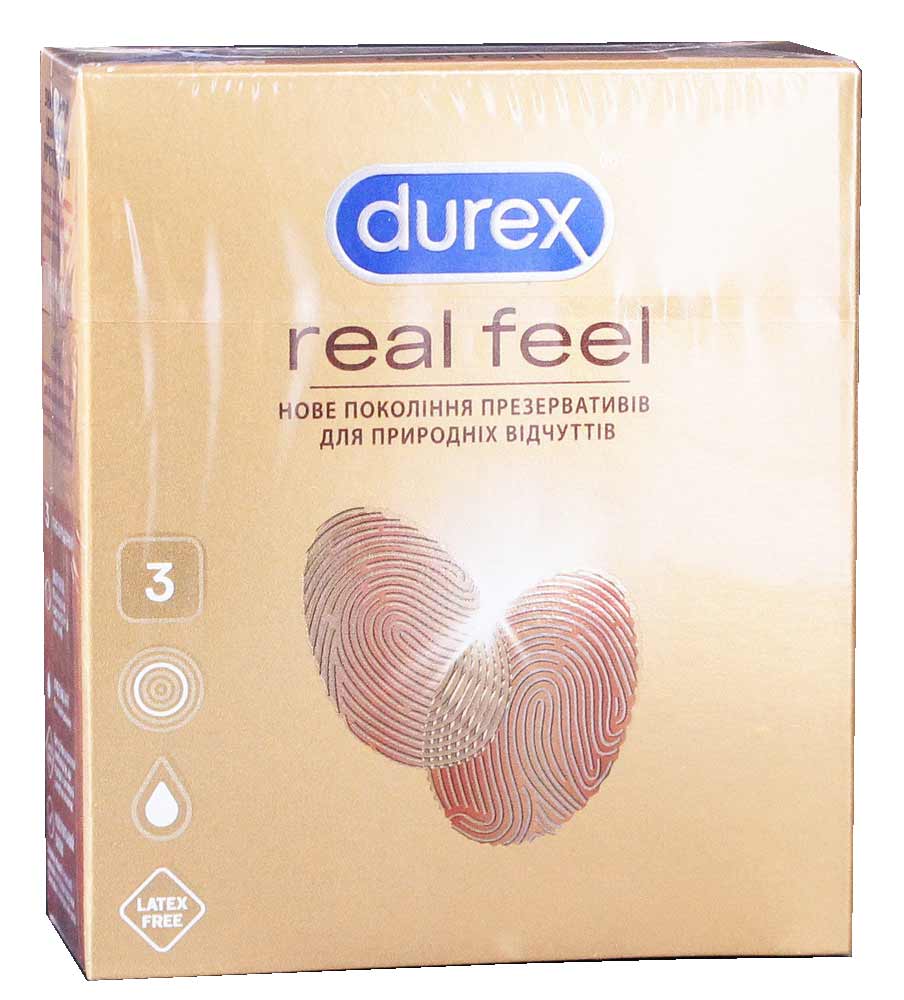 Condoms DUREX 3pc Realfeel